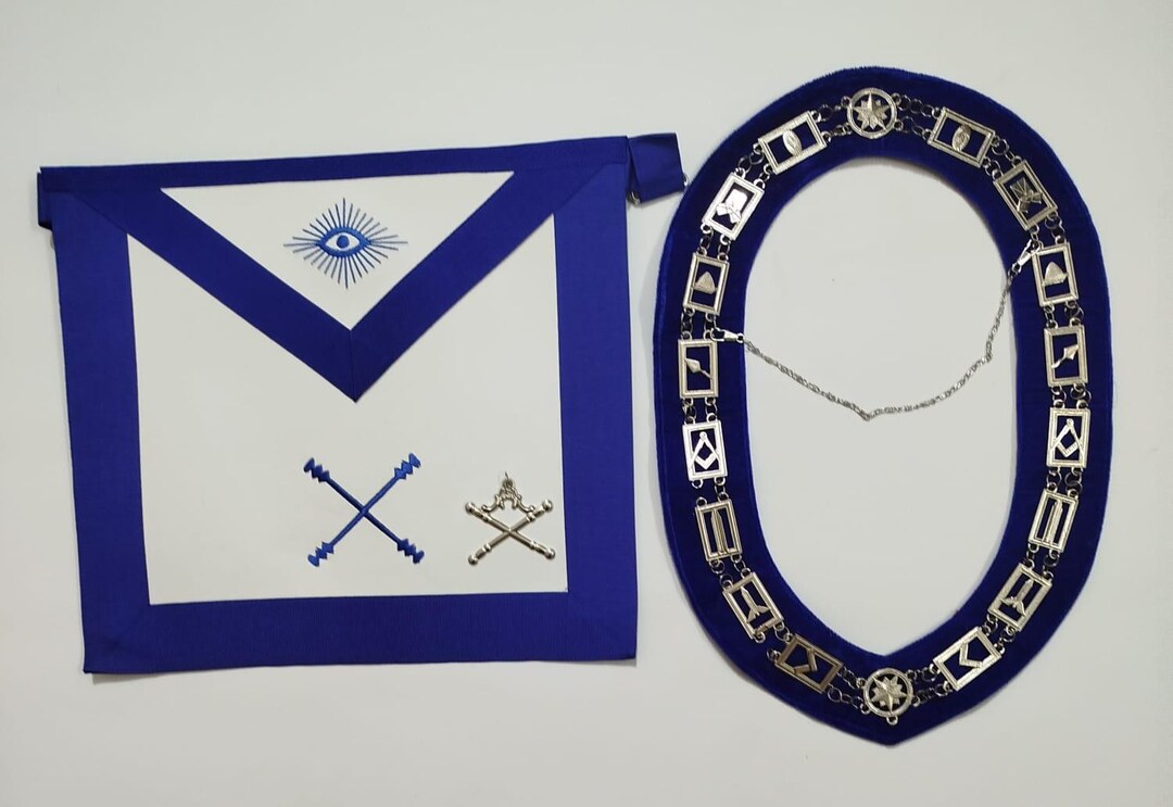 Marshal Blue Lodge Apron | Masonic Officer Regalia | Freemason Lodge ...