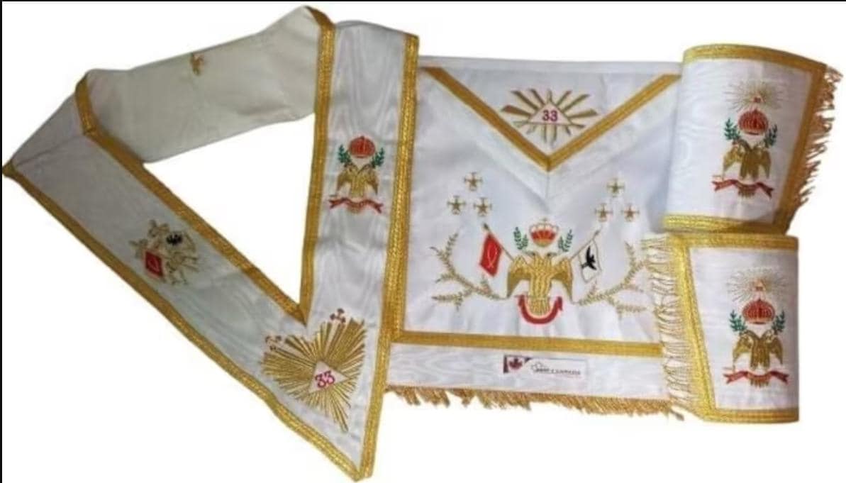 Masonic Regalia Free Mason 33 Degree Rose Croix 33rd Degree A.A.S.R ...