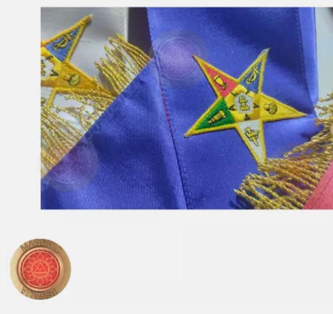 Order of the Eastern Star OES Complete Sash Set - Set of 5 Sashes - Etsy