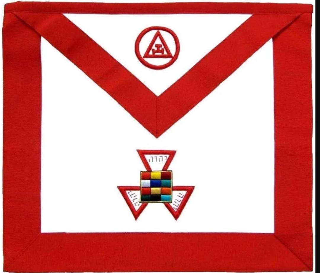 Masonic Royal Arch Past High Priest Apron PHP Hand Embroidered ...