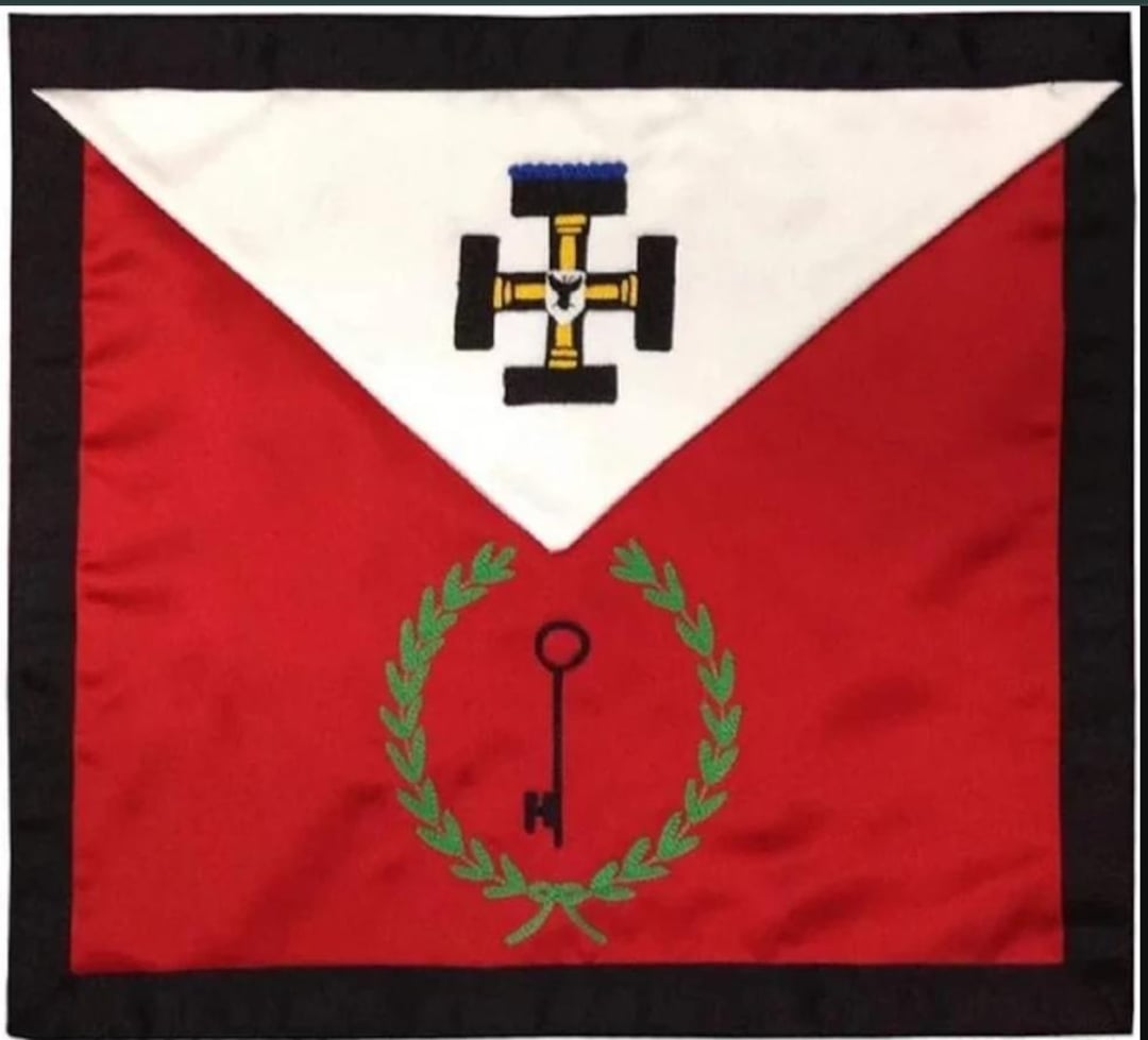 Masonic Scottish Rite Masonic Apron - AASR - 27th Degree - Etsy