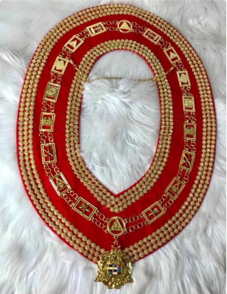 Royal Arch Grand Past High Priest PHP Apron Set Hand Embraided With ...