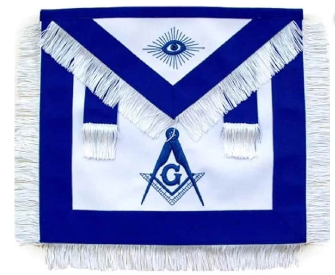 Masonic Master Mason Apron With White Fringe - Etsy