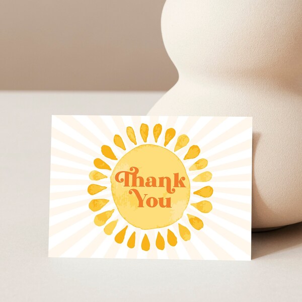 Sunshine Thank You - Etsy