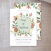 Australian Native Flower Wedding Invitation Printable, Banksia, Native ...