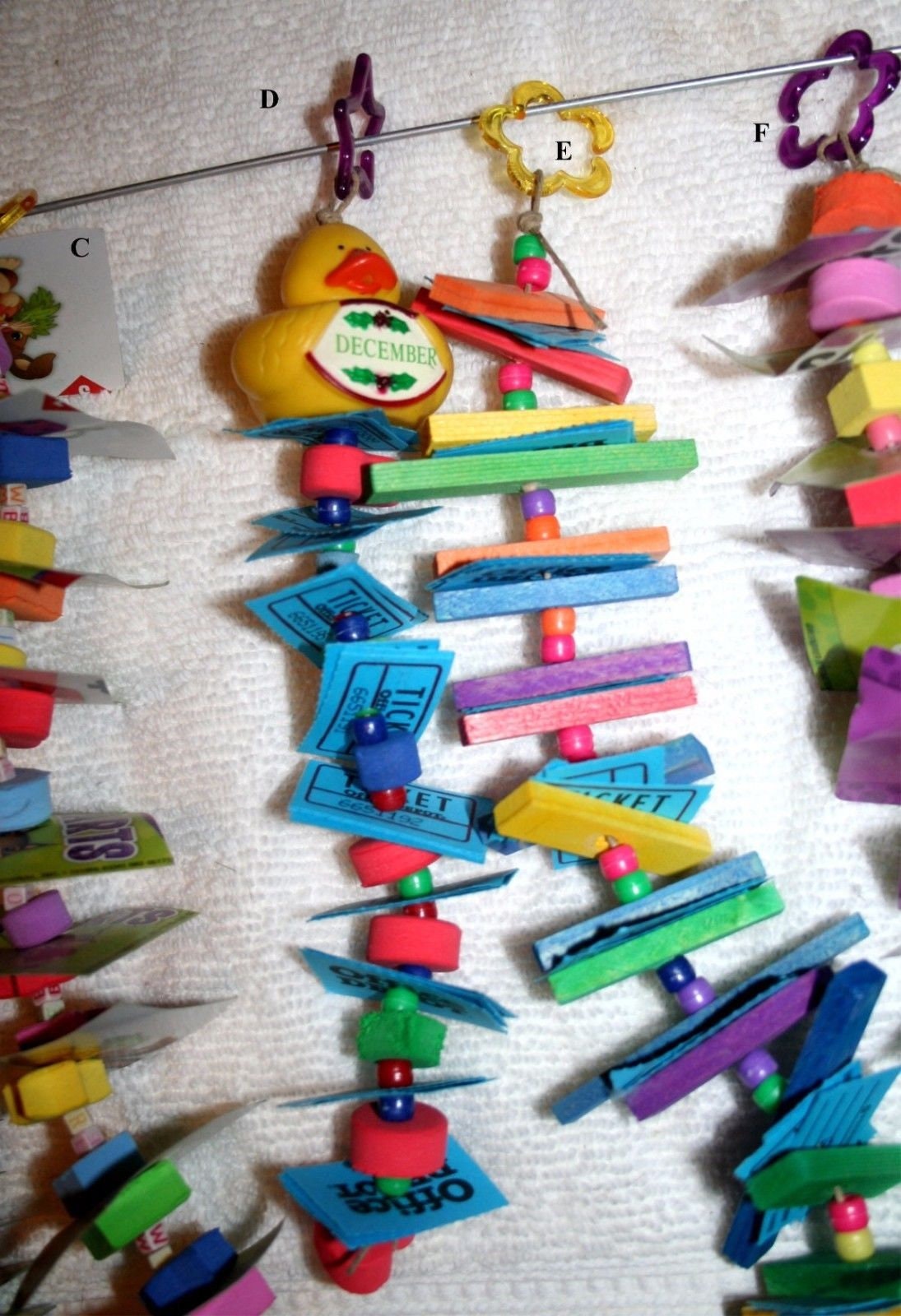 BIRD TOYS Small PICK 5 Shredders Critter Shredder - Etsy España