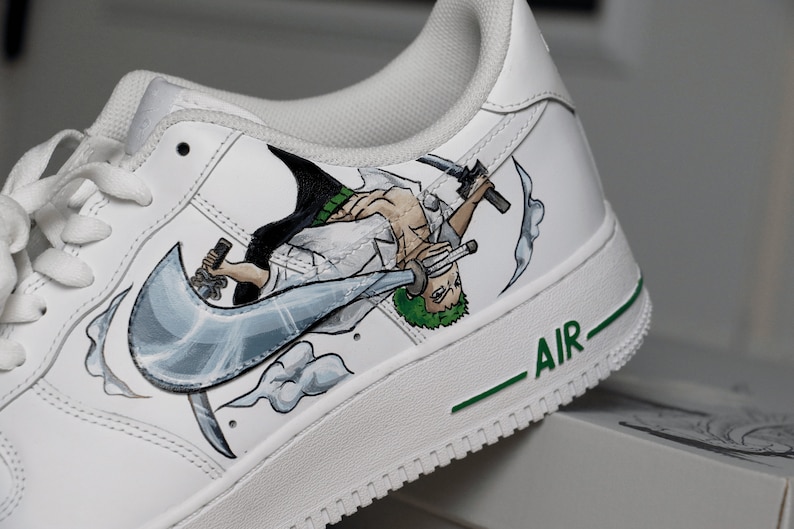 Custom Air Force 1 Anime Inspired Shoes, Custom Hand Painted Sneakers ...