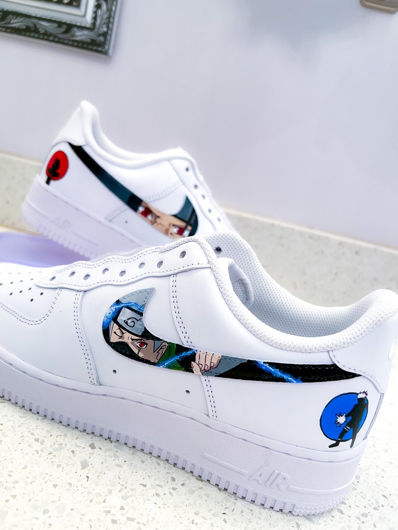 Custom Air Force 1 Anime Inspired Shoes, Custom Hand Painted Sneakers ...