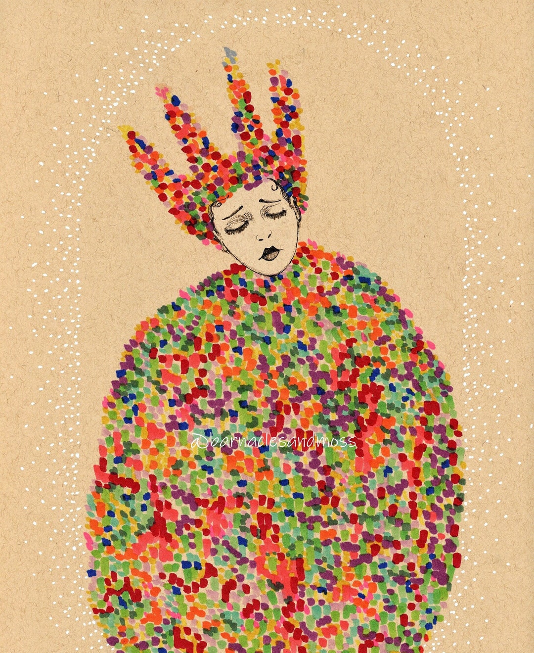 Midsommar Fine Art Print | Horror Art | Spooky Spring | Whimsigoth Art ...