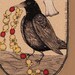 Crow With Garland Fine Art Print | Creepmas | Gothmas | Whimsigoth Art ...