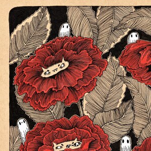 Botanical Beasties Fine Art Print | Whimsigoth Decor | Goblincore Decor ...