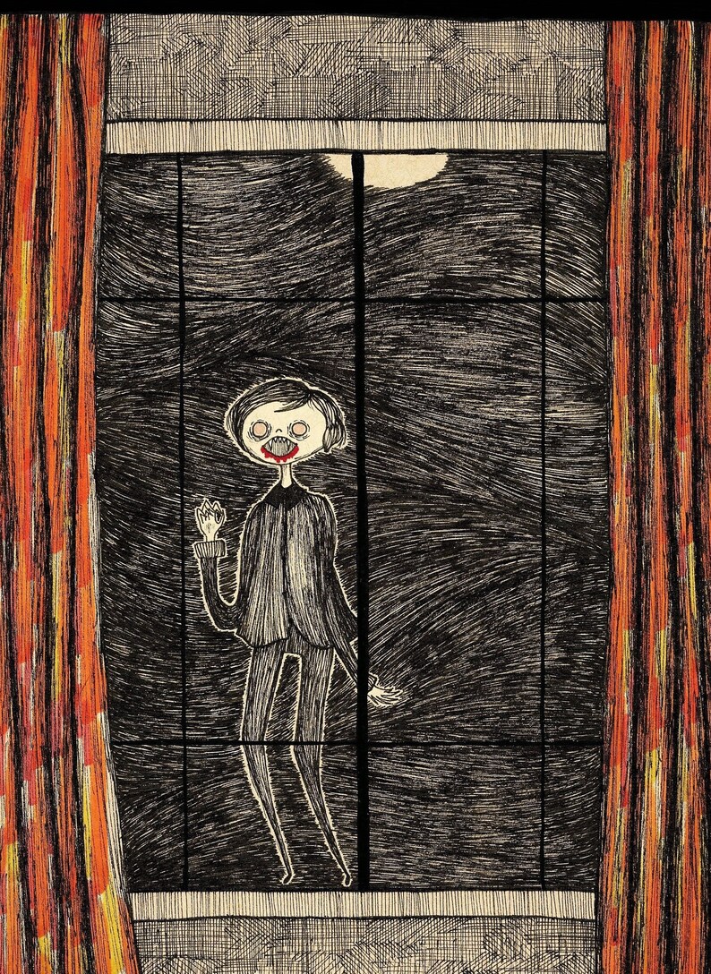 Danny Glick Fine Art Print | Salem's Lot | Horror Art | Vampire Art ...
