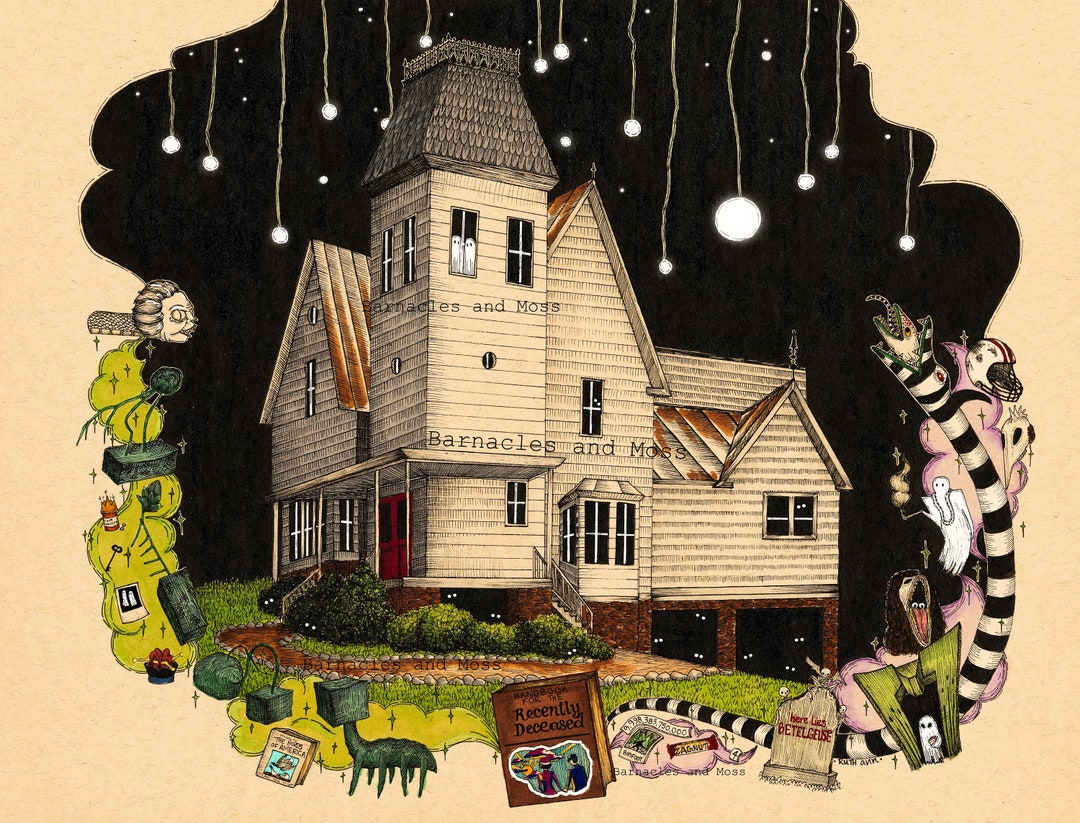 14 X 11 LIMITED EDITION Maitland and Deetz House Fine Art Print ...