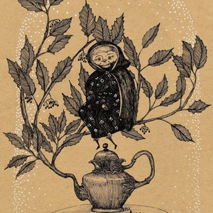 Elder-tree Mother Fine Art Print | Hans Christian Andersen Fairytales ...