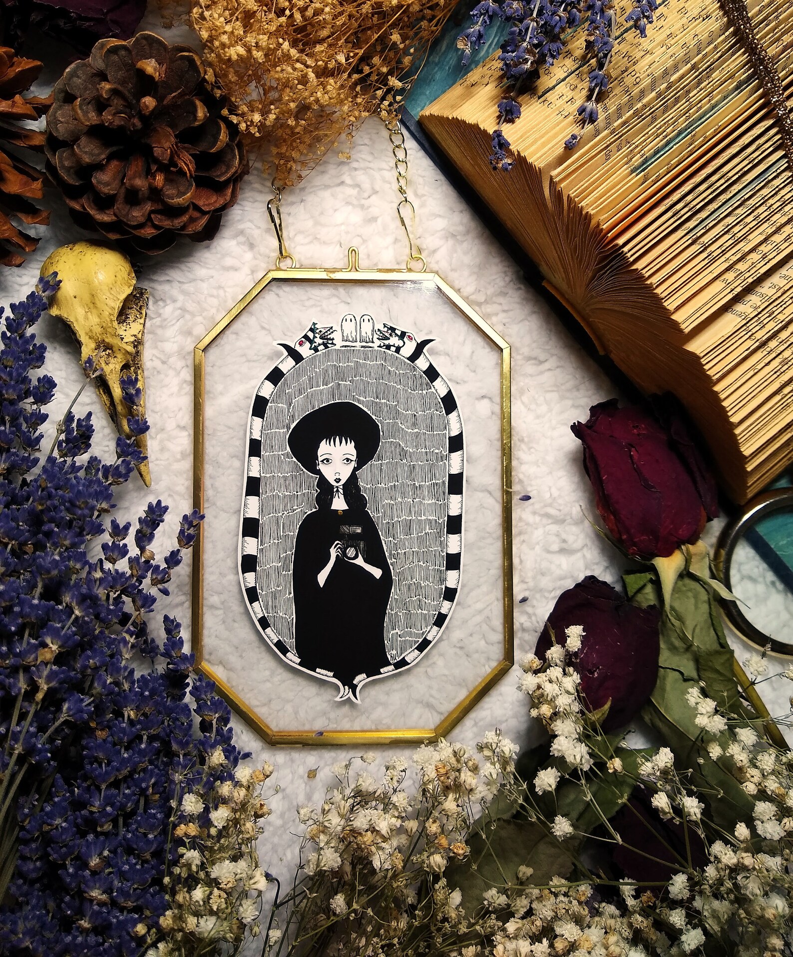 Deetz Haunted House Fine Art Print | Lydia Artwork - Etsy