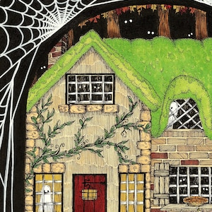 Spider's Home Fine Art Print Collaboration | D'coco Dolls | Goblincore ...