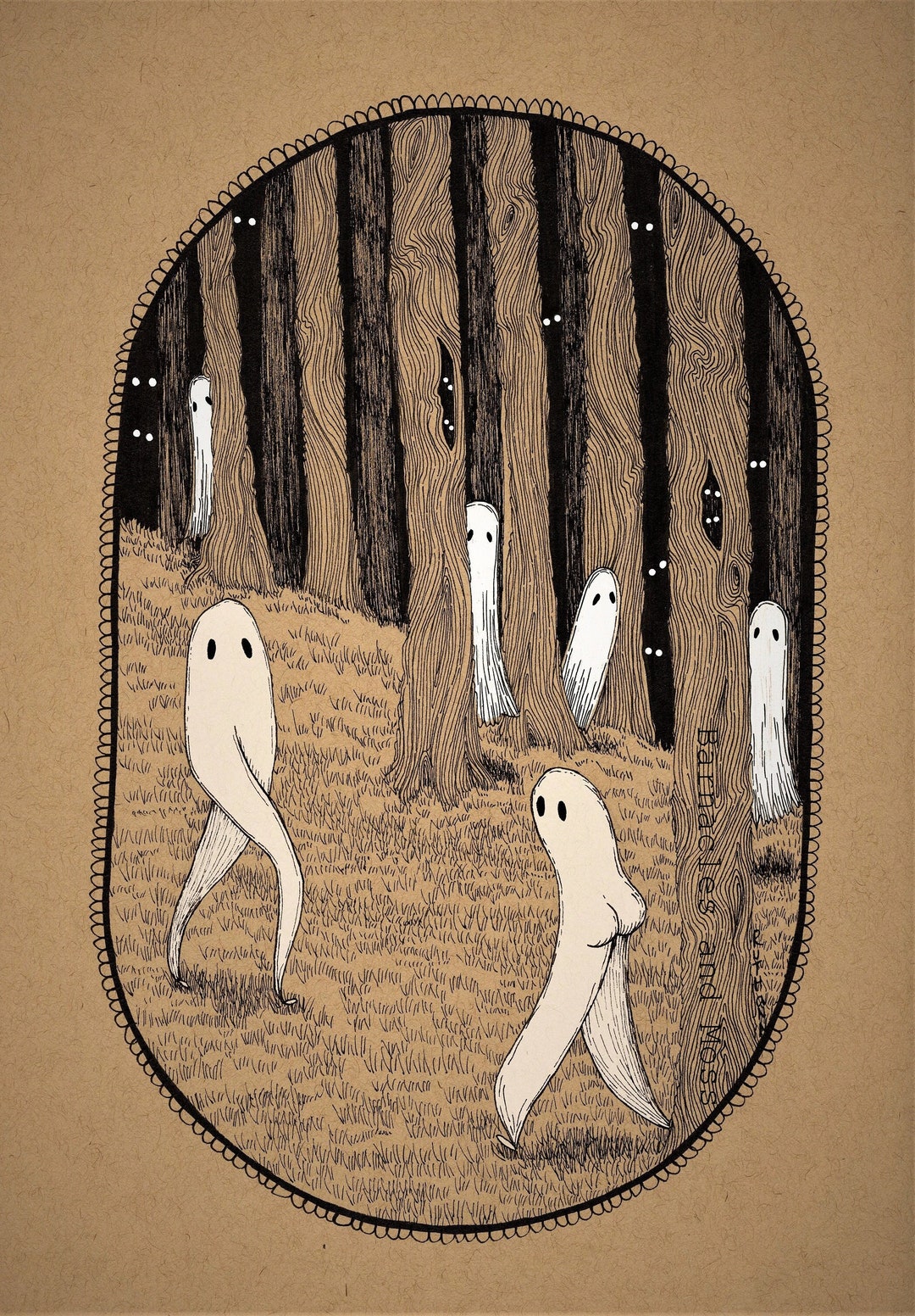 Fresno Nightcrawler Booty Fine Art Print | California Cryptid | Cryptid ...