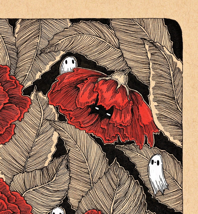 Botanical Beasties Fine Art Print Whimsigoth Decor - Etsy