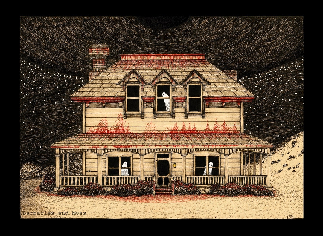 Nope Fine Art Print Jordan Peele Horror UFO Art Ghosts Art Print Nope ...