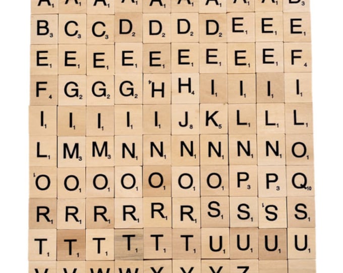 Sale, 20 Pack of Scrabble Tiles, Scrabble Tile Pieces, From Actual ...