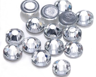 Iron on rhinestones | Etsy