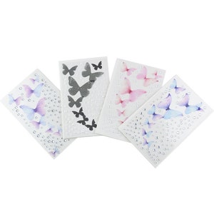 Butterfly Face Stickers, Pearls Face Ornaments, Make-up Rhinestone ...