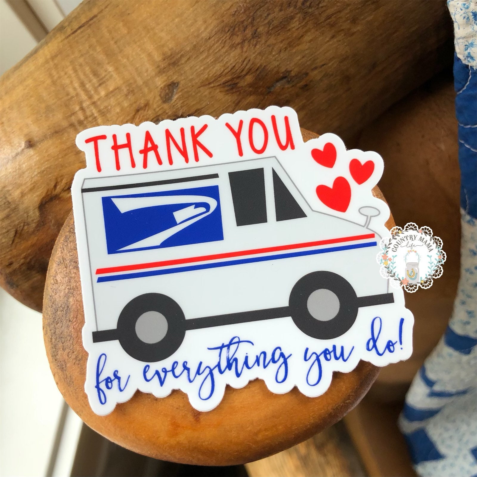 Thank You for All You Do USPS Delivery Driver | Etsy