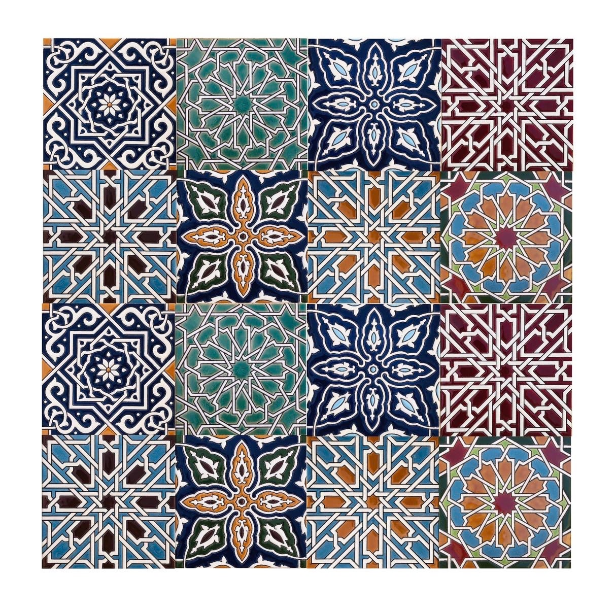 Spanish Ceramic Tiles 15 Cm 5.9, Spanish Tiles for DIY, Decorative ...