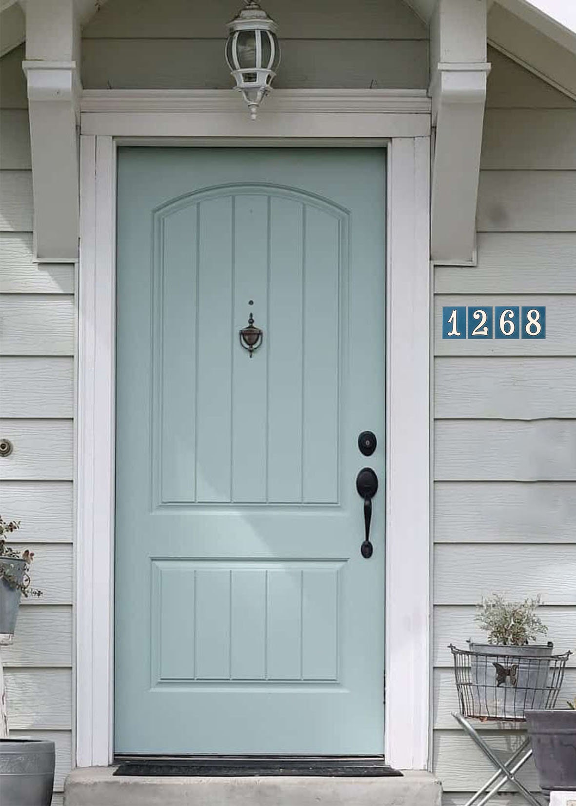 Ceramic Numbers and Letters for Wall Hand Painted in Spain Model ...