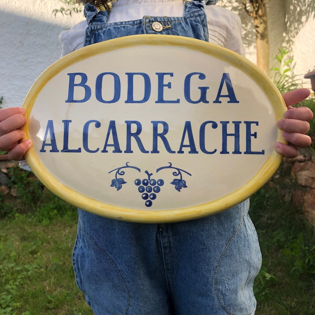 Oval Ceramic Sign 28 Cm 11 Handmade Custom Ceramic, Ceramic Tile ...