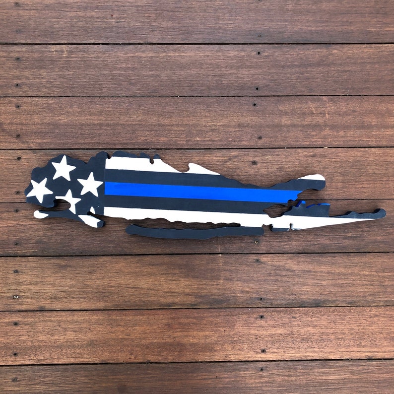 Thin Blue Line Themed Cutouts - Etsy