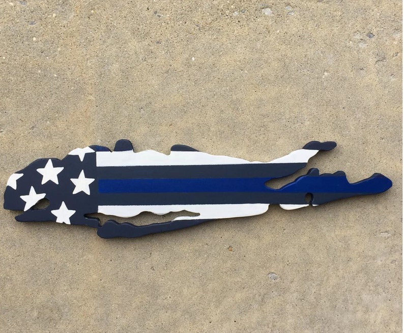 Thin Blue Line Themed Cutouts - Etsy