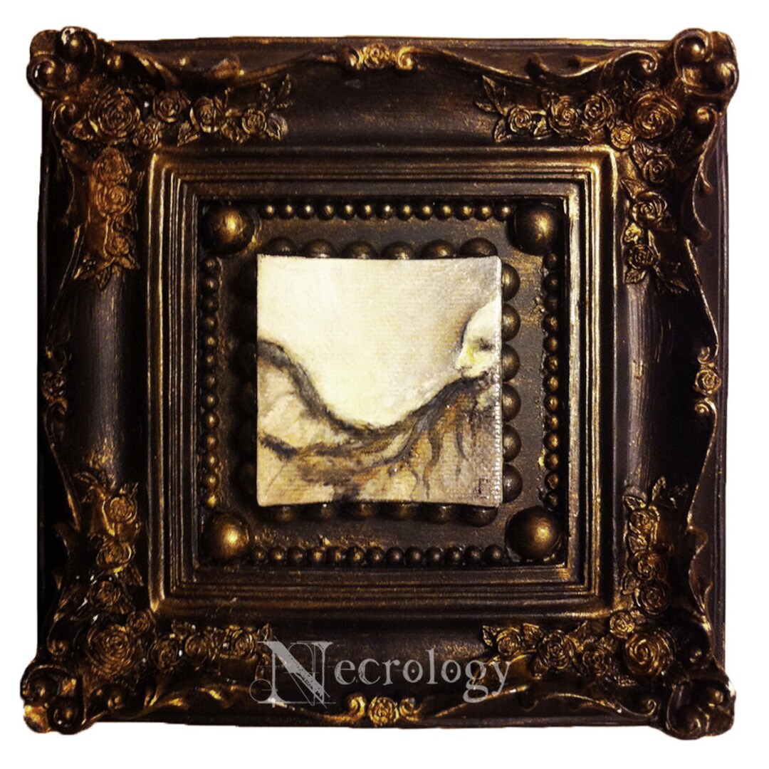 Ornate Framed Painting Horror Art Macabre black - Etsy