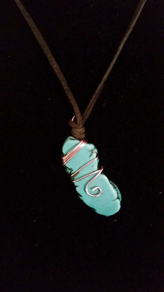 Items similar to Turquoise Spiral on Etsy