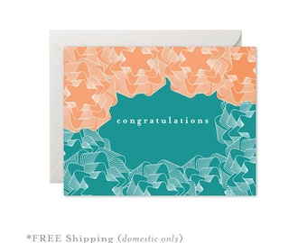 Congrats card congratulations card promotion card | Etsy