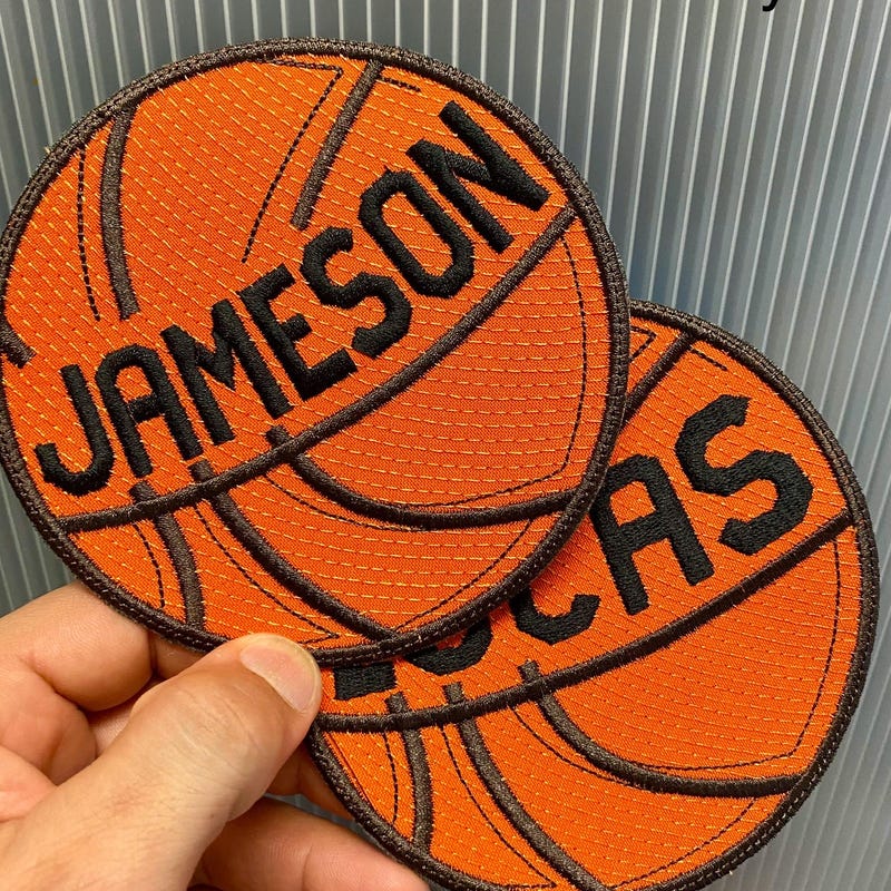 Iron in Basketball Patches - Etsy