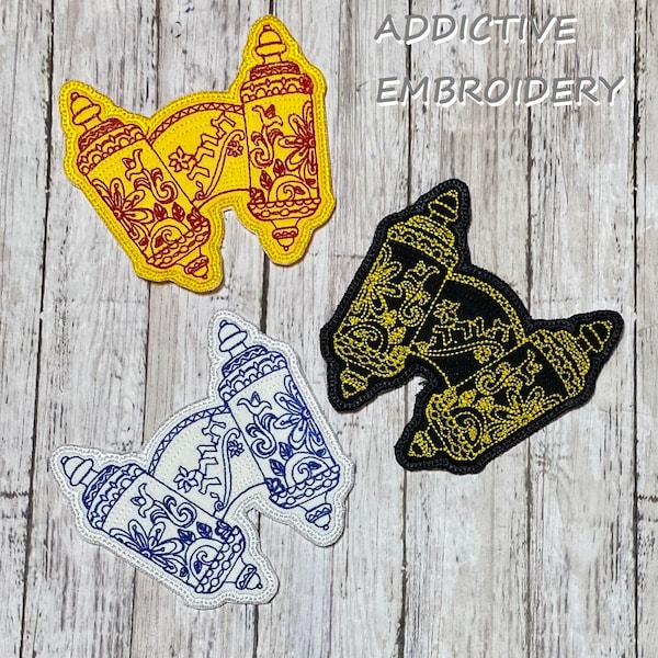 Menorah Applique - Etsy