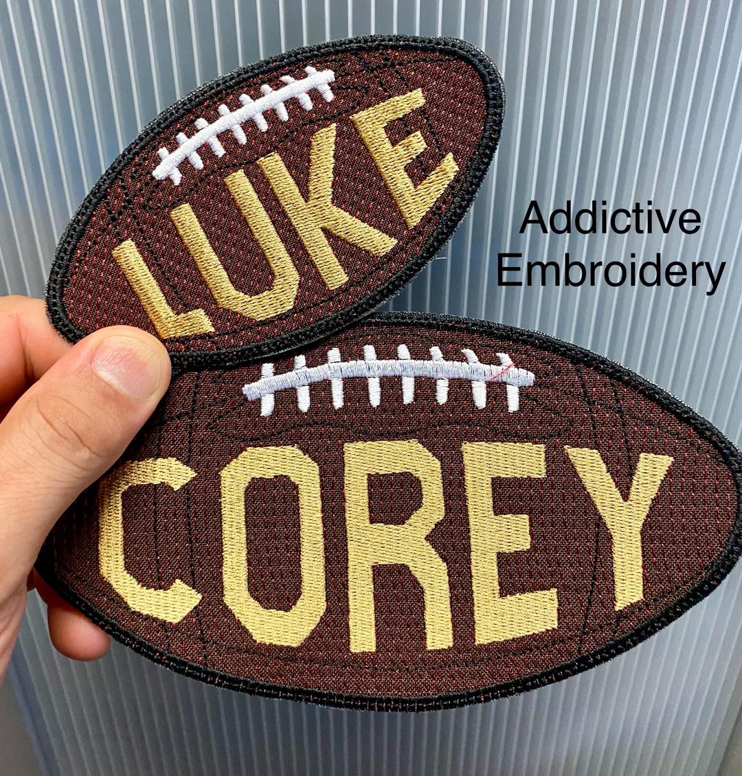 Iron on Patch Football Personalized Back to School Iron on Patch ...