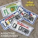 Missosuri License Plate MO Personalized Iron on Patch Embroidered ...
