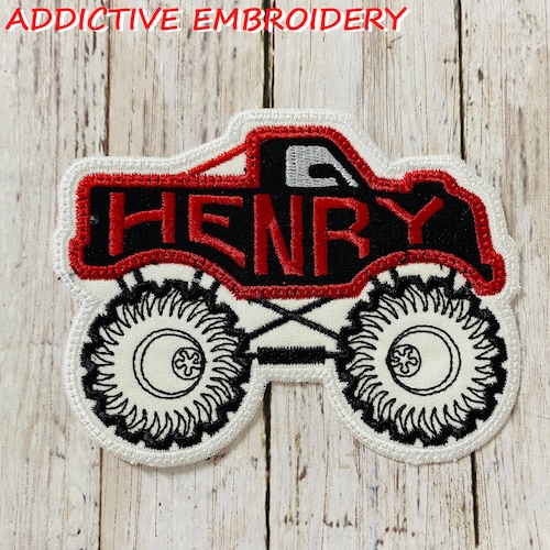 Red CAR CONVERTIBLE PATCH Iron-on Embroidered Applique - Etsy