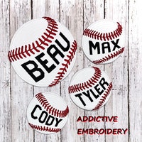 Baseball Embroidery - Etsy