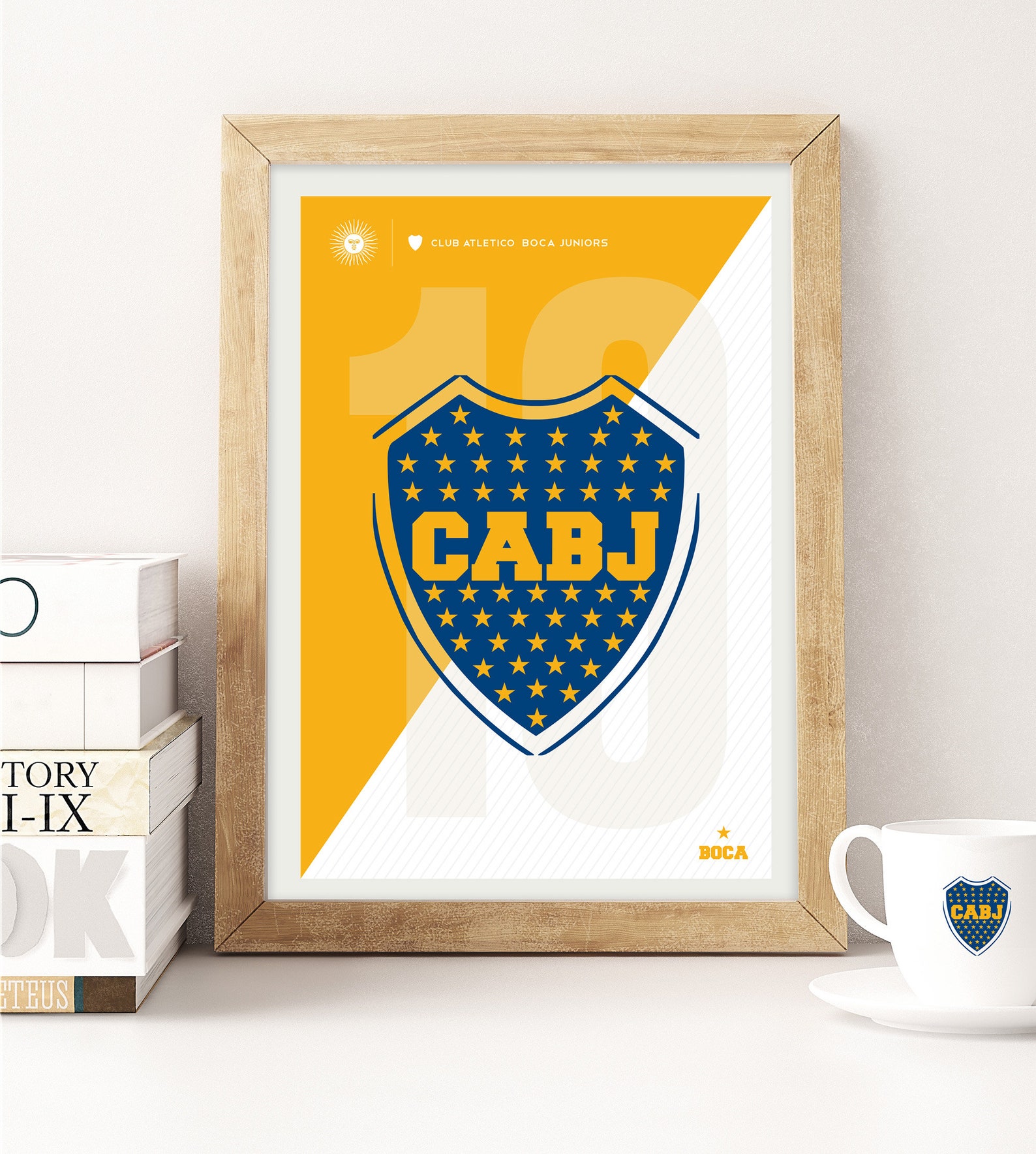 Boca Juniors Poster, Digital Print to Be Downloaded and Printed - Wall ...