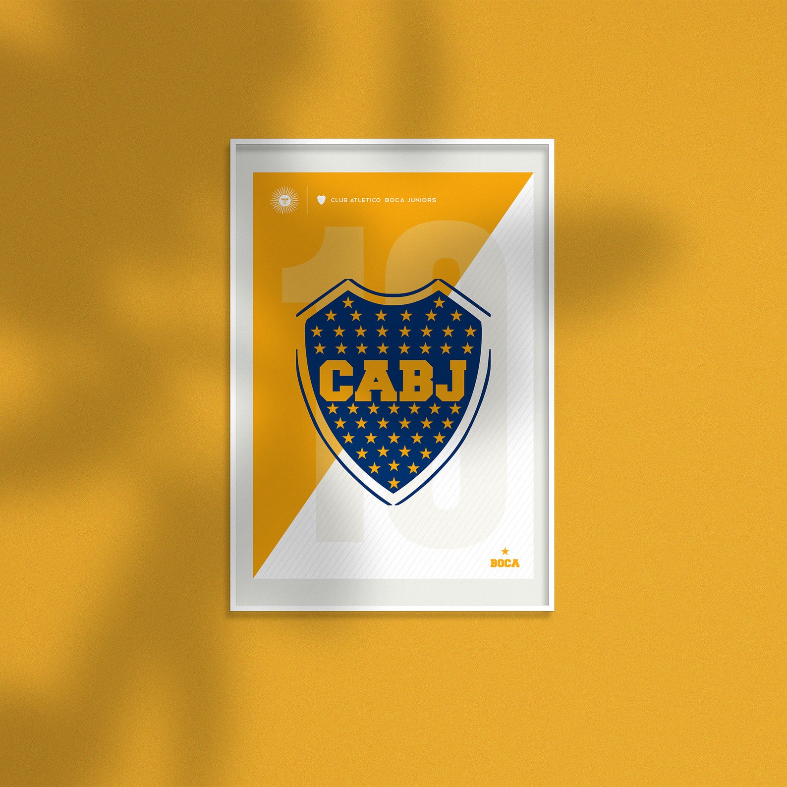 Boca Juniors Poster, Digital Print to Be Downloaded and Printed - Wall ...