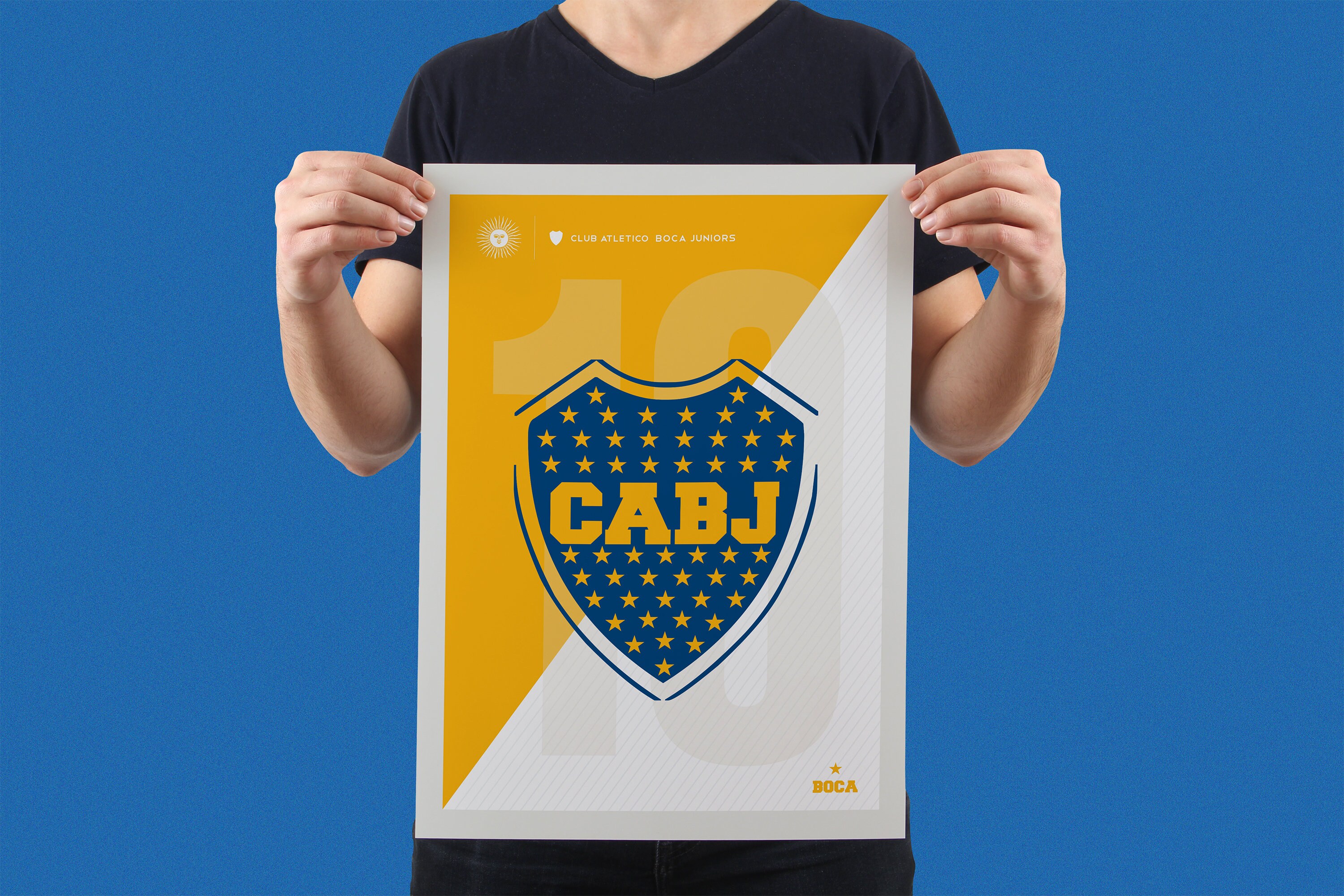 Boca Juniors Poster, Digital Print to Be Downloaded and Printed - Wall ...