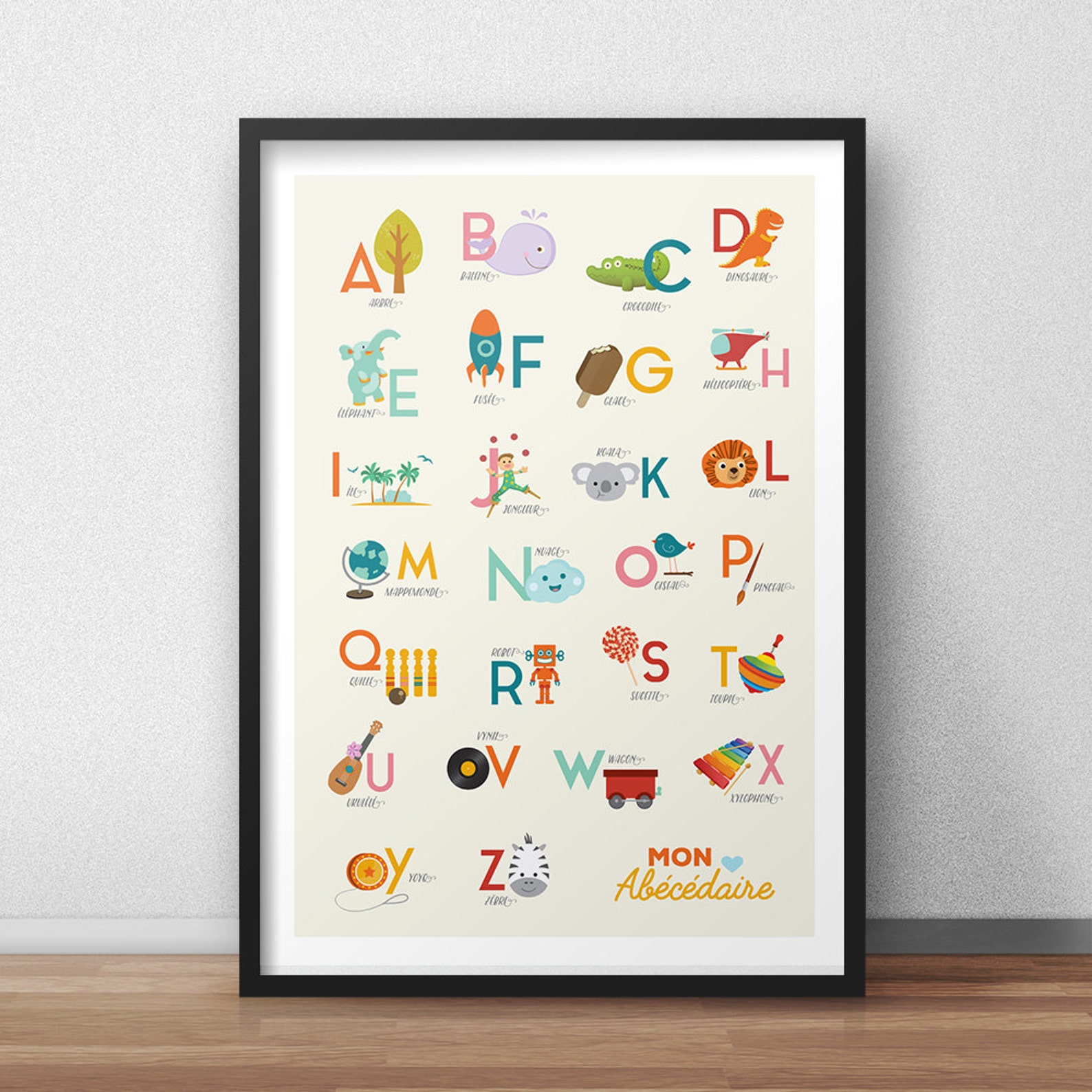 Children's ABC Poster - Alphabet - Digital Poster to Download and Print ...