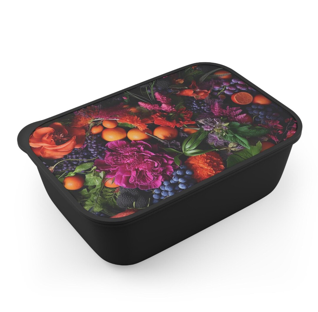Renaissance Floral Bento Box: Limited Edition Lunchbox With Band - Etsy