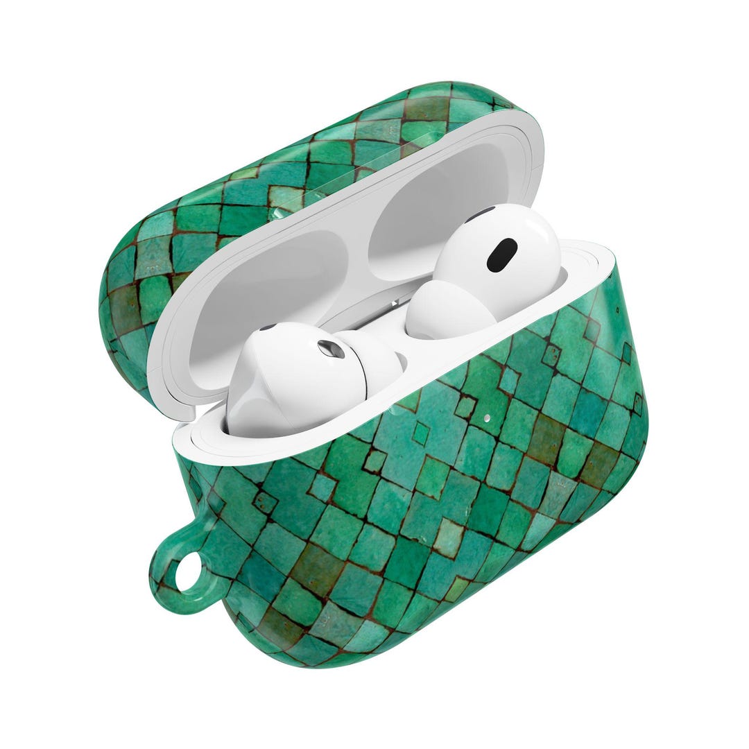 Moroccan Tile Designer AirPod Case - Limited Edition Holder for Stylish ...