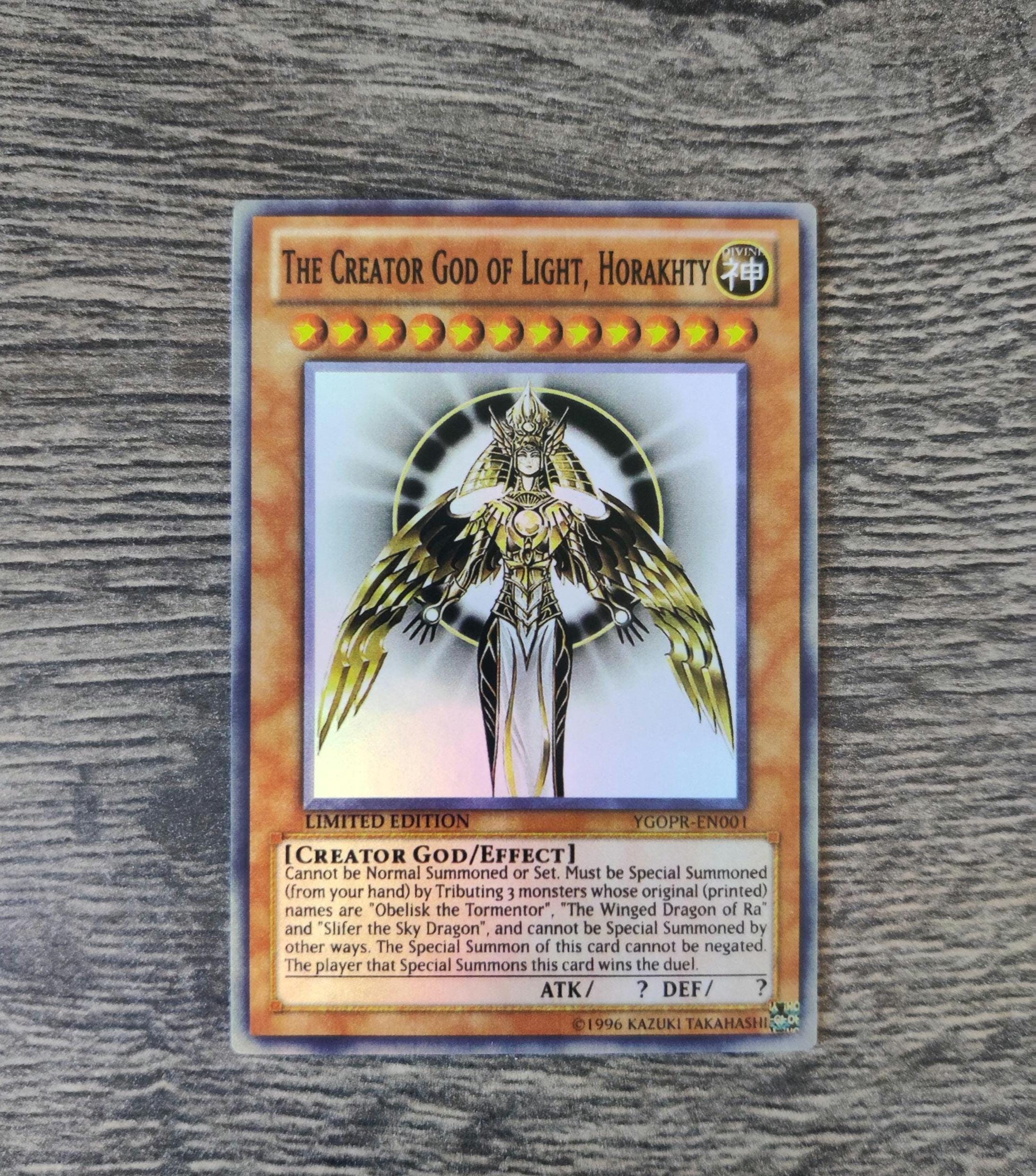 Yugioh The Creator God Of Light Horakhty Deck