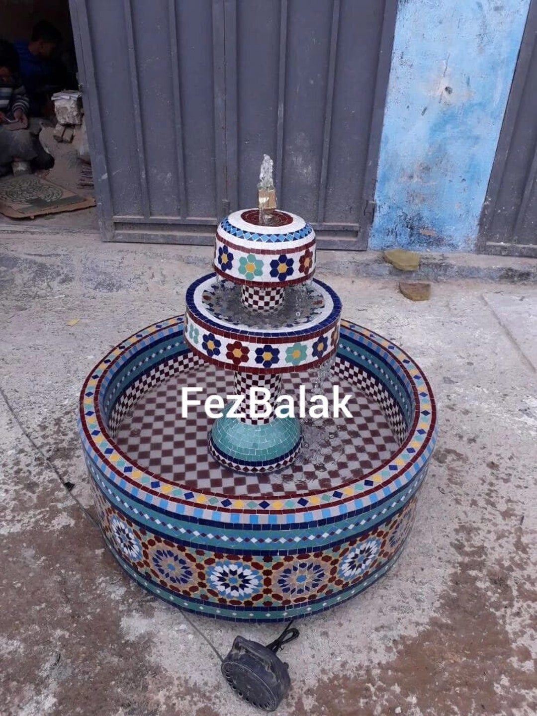 Mosaic Moroccan Garden Pathway Tiles – Artistic Outdoor Walkway Tiles ...