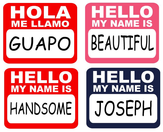 Hola Me Llamo GUAPO Hello My Name HANDSOME Baby Onesie - Etsy